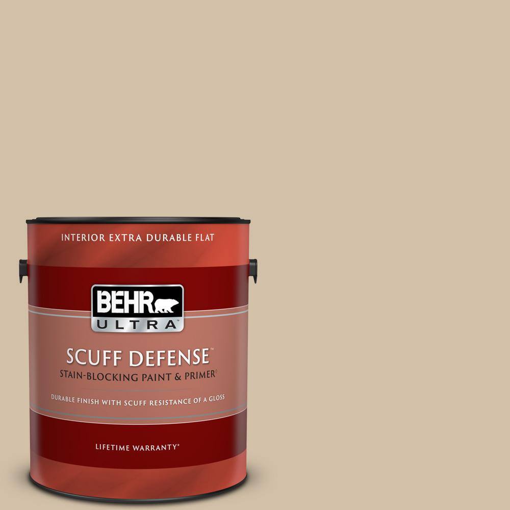 BEHR ULTRA 1 gal. #PPU7-08 Baja Extra Durable Flat Interior Paint ...
