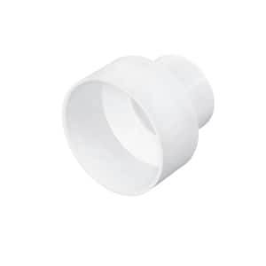 NDS PVC S&D 90° Elbow, 6 in. Hub X Hub 6P02 - The Home Depot
