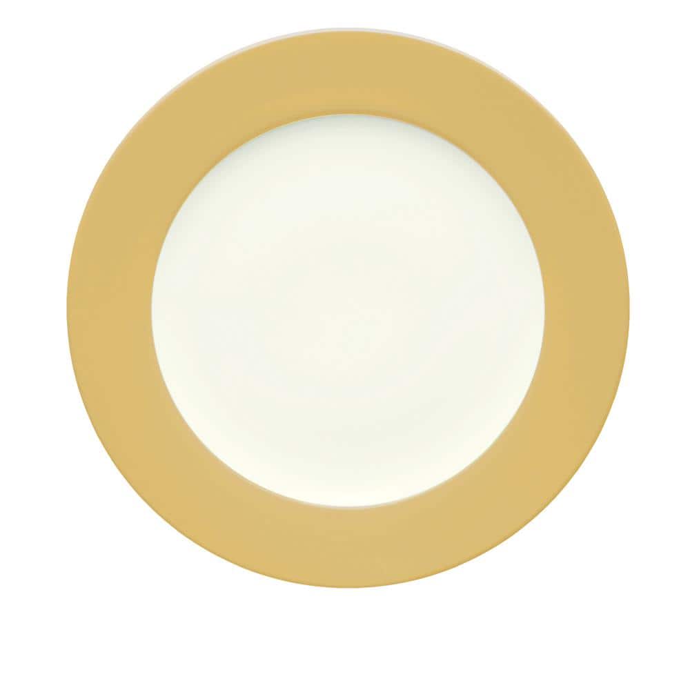Noritake Colorwave Mustard Yellow Stoneware Rim Dinner Plate 11 in ...