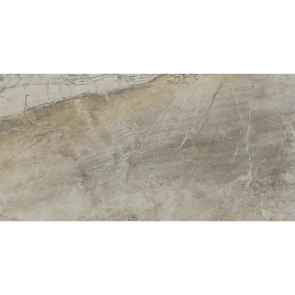 EMSER TILE Eurasia Cafe 12 in. x 24 in. Porcelain Floor and Wall Tile ...