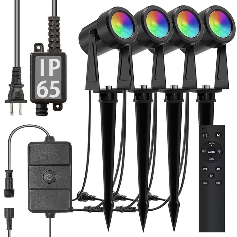 Plug In Outdoor Spotlight