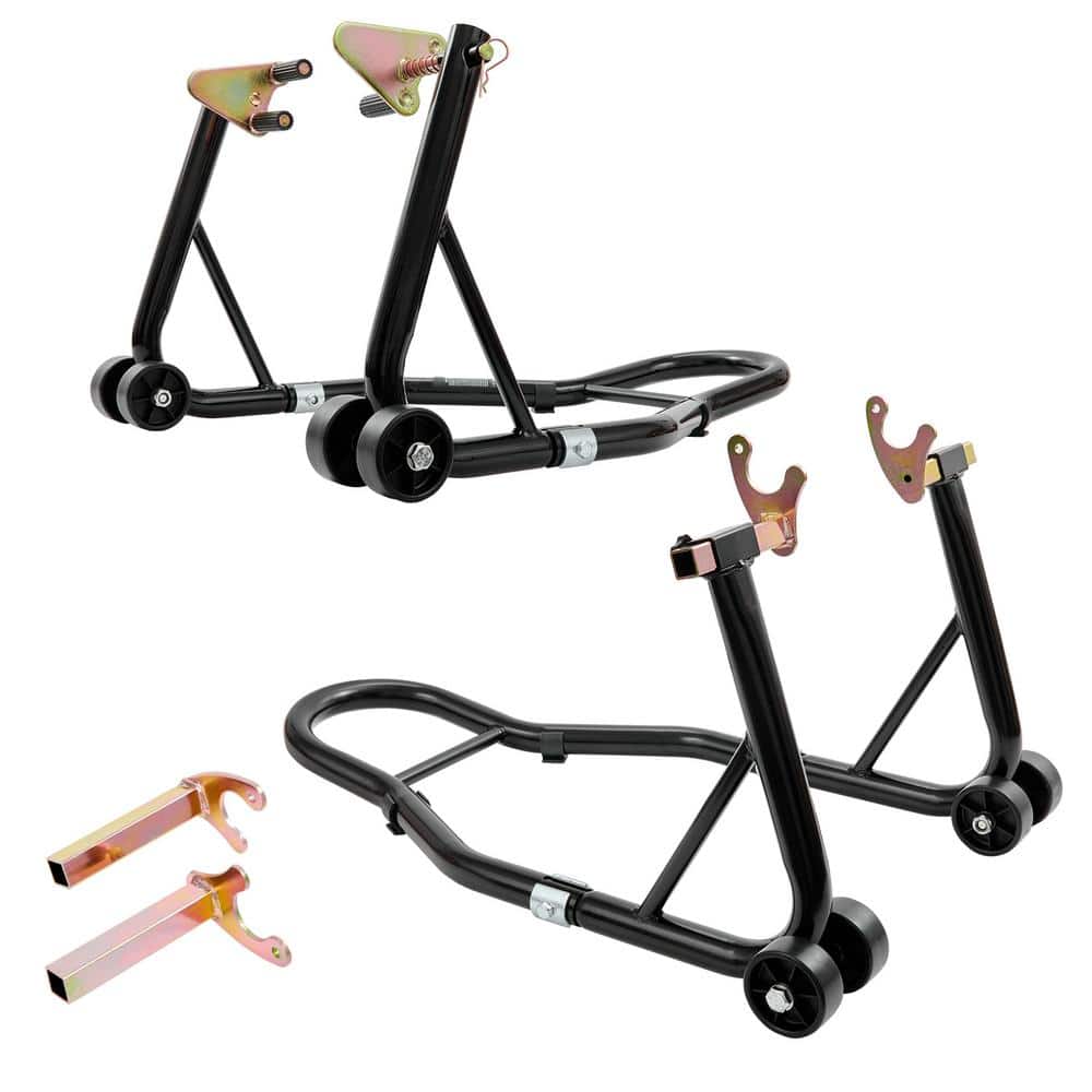 SKYSHALO Motorcycle Stand Lift, 850 lbs. Front Rear Combo Stand Lift ...