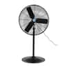 iLIVING Adjustable-Height 30 in.Industrial Pedestal Floor Fan with 7261 ...