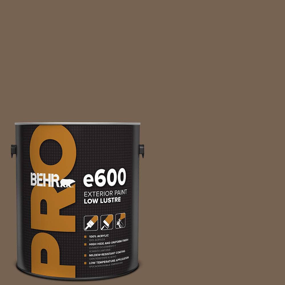 BEHR PRO 1 gal. #HDC-SM14-4 Tan Bark Trail Low Luster Exterior Paint ...