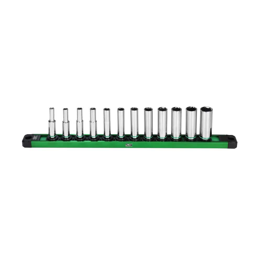 SK SK01345 12 Piece Metric 1/4 in. Drive Set Deep Socket Set SK01345 ...