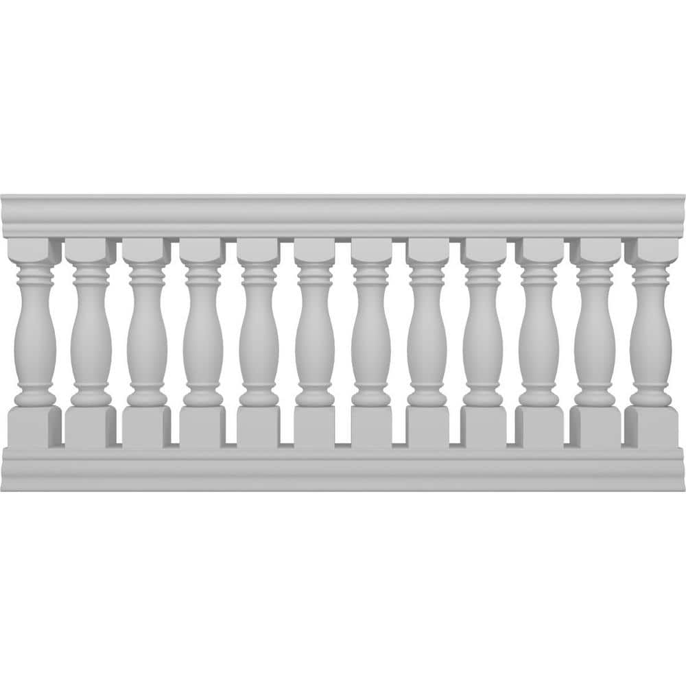 Ekena Millwork Fiberthane Embassy Balustrade 84 in. L x 40 in. H ...