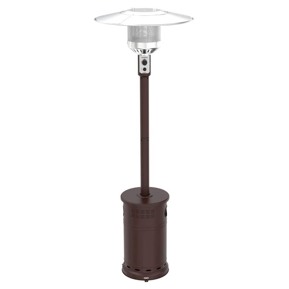 Nexgrill Sundara 48,000 BTU Bronze Propane Standing Patio Heater with ...