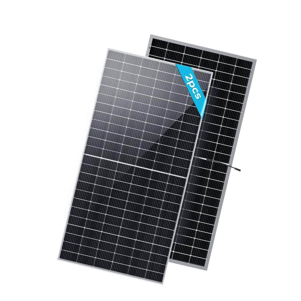 Renogy Bifacial 2-Pieces 550-Watt 12/24 Volt Monocrystalline Solar ...