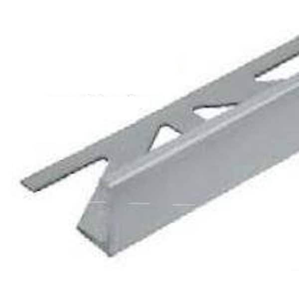 DURAL Durosol 0 in. D X 0.12 in. W x 8.2 in. L L-Shape Aluminum Pwdr ...