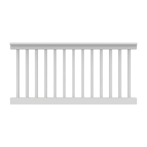 Veranda T-Rail 6 ft. x 36 in. Vinyl Railing Pre-Built Level Kit ...