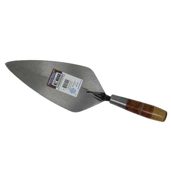 Kraft Tool Co. 12 in. Limber Narrow London Brick Trowel with Leather ...