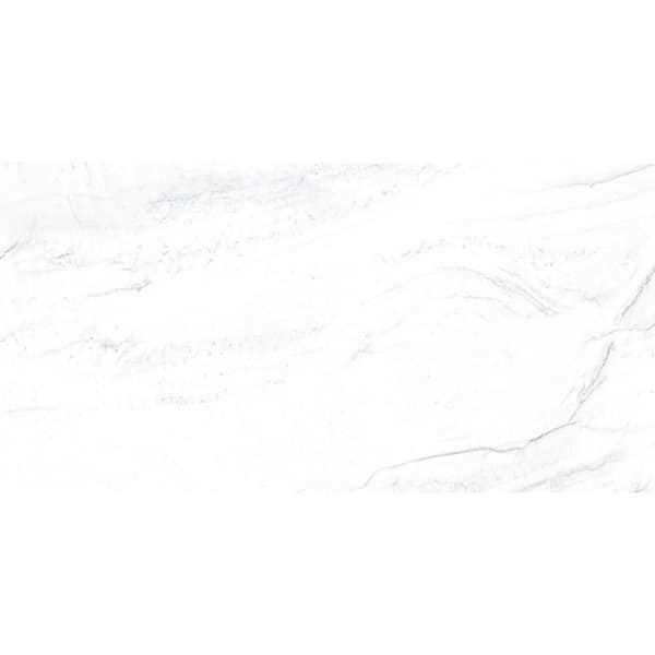 Apollo Tile Splendor White 23.62 in. x 47.25 in. Matte Porcelain ...