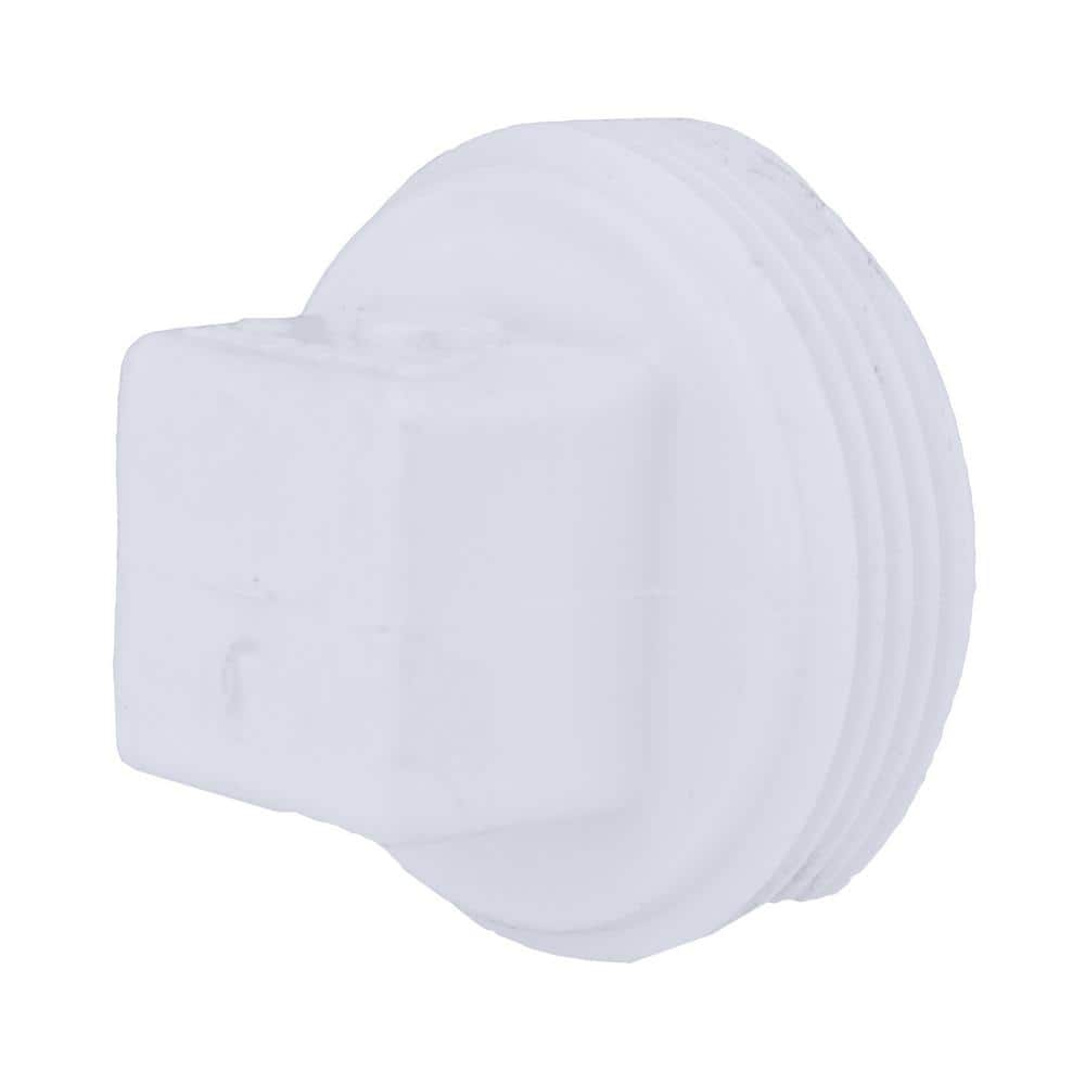 Charlotte Pipe 3 in. x 3 in. PVC DWV Cleanout Plug PVC001061000HD - The ...