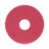 Premiere Pads 12 in. Dia Standard Buffing Red Floor Pad BWK4012RED ...