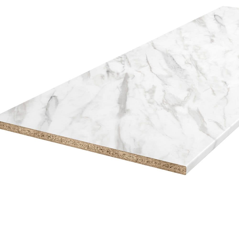 Latitude 59 6ft. L x 25 in. D Right Miter Laminate Countertop in Matte ...
