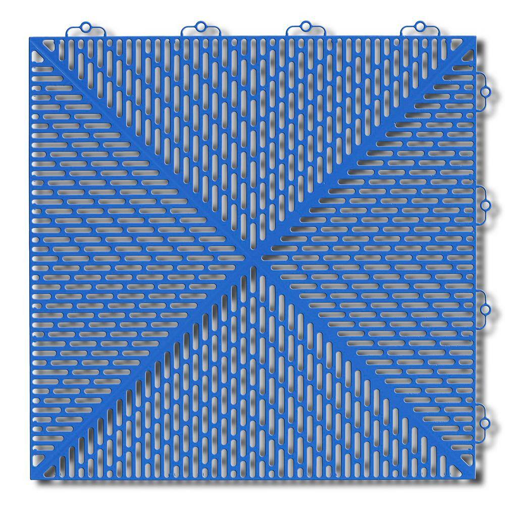 Bergo Soft 1.24 ft. x 1.24 ft. Polyethylene Interlocking Deck Tiles in ...