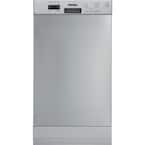 Danby 18 in. Front Control Built-in Dishwasher in Stainless Steel, 51 ...