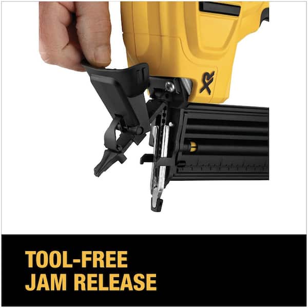 DEWALT 20V MAX XR Lithium Ion Electric Cordless 18 Gauge Brad Nailer and 20V MAX Cordless Bluetooth Speaker DCN680BWDCR010 The Home Depot