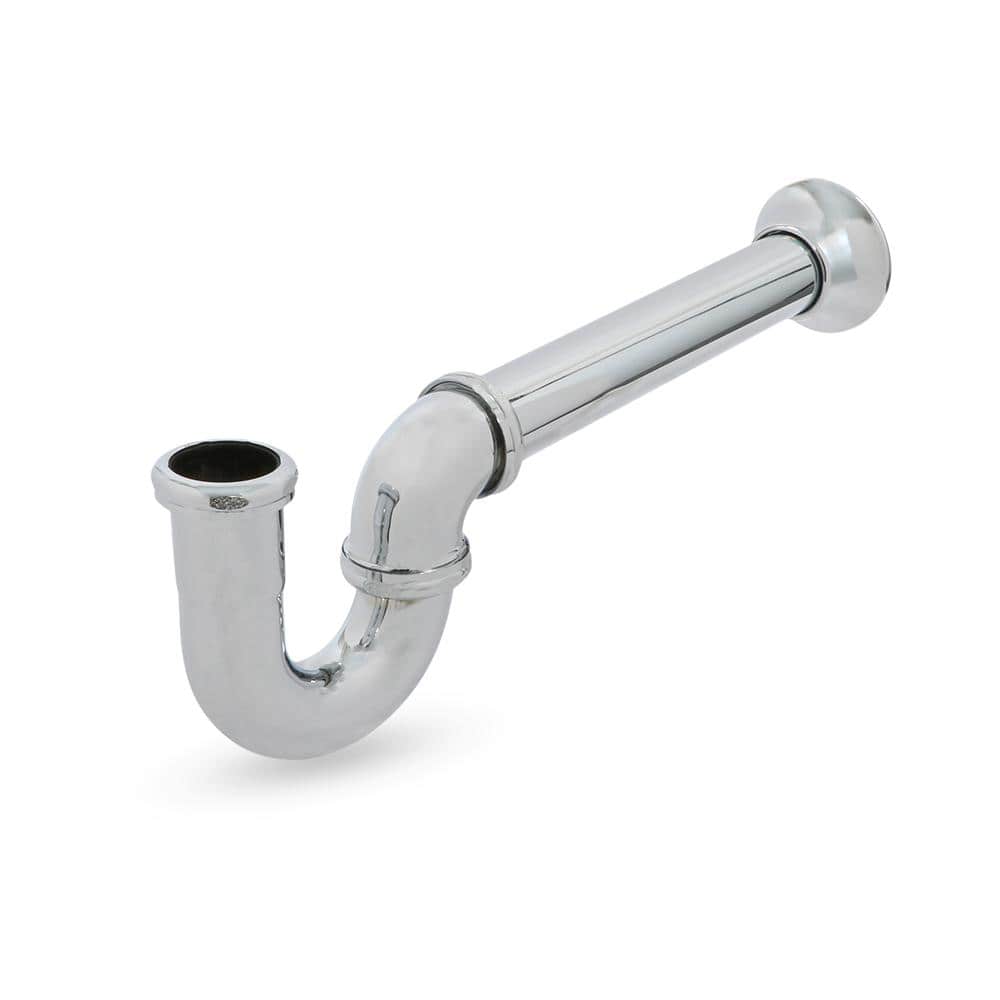 PLUMBFLEX 1-1/2 in. Utility/ Milwaukee P-Trap for Tubular Drain ...