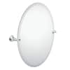 MOEN Glenshire 26 in. x 22 in. Frameless Pivoting Wall Mirror in Chrome ...