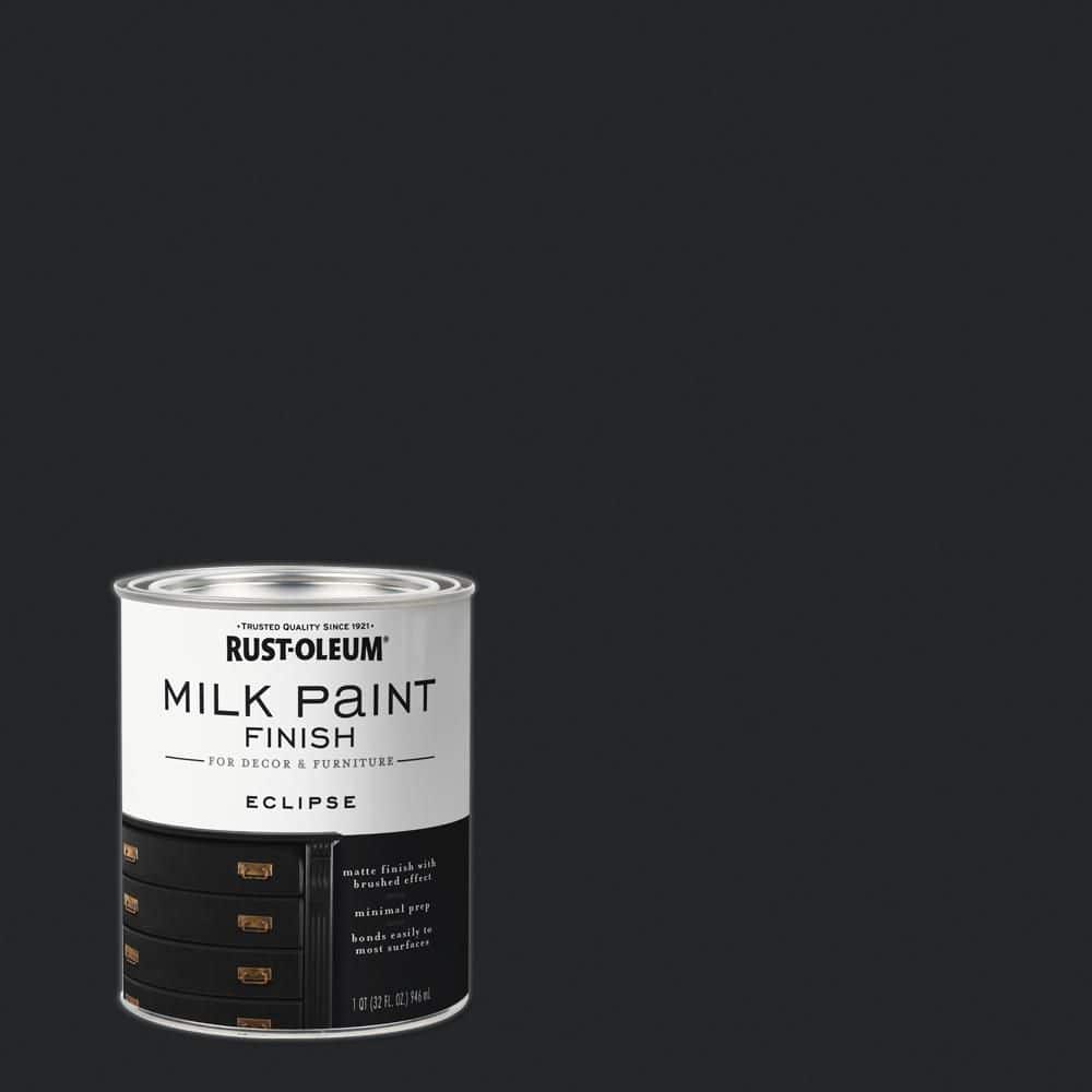 Rust-Oleum 32 oz. Matte Eclipse Milk Paint (Case of 2) 331052 - The ...