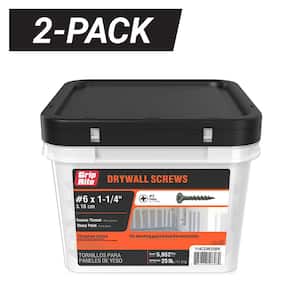 Pro-Twist #6 x 1-1/4 in. #2 Phillips Reduced Bugle Head Coarse Thread ...
