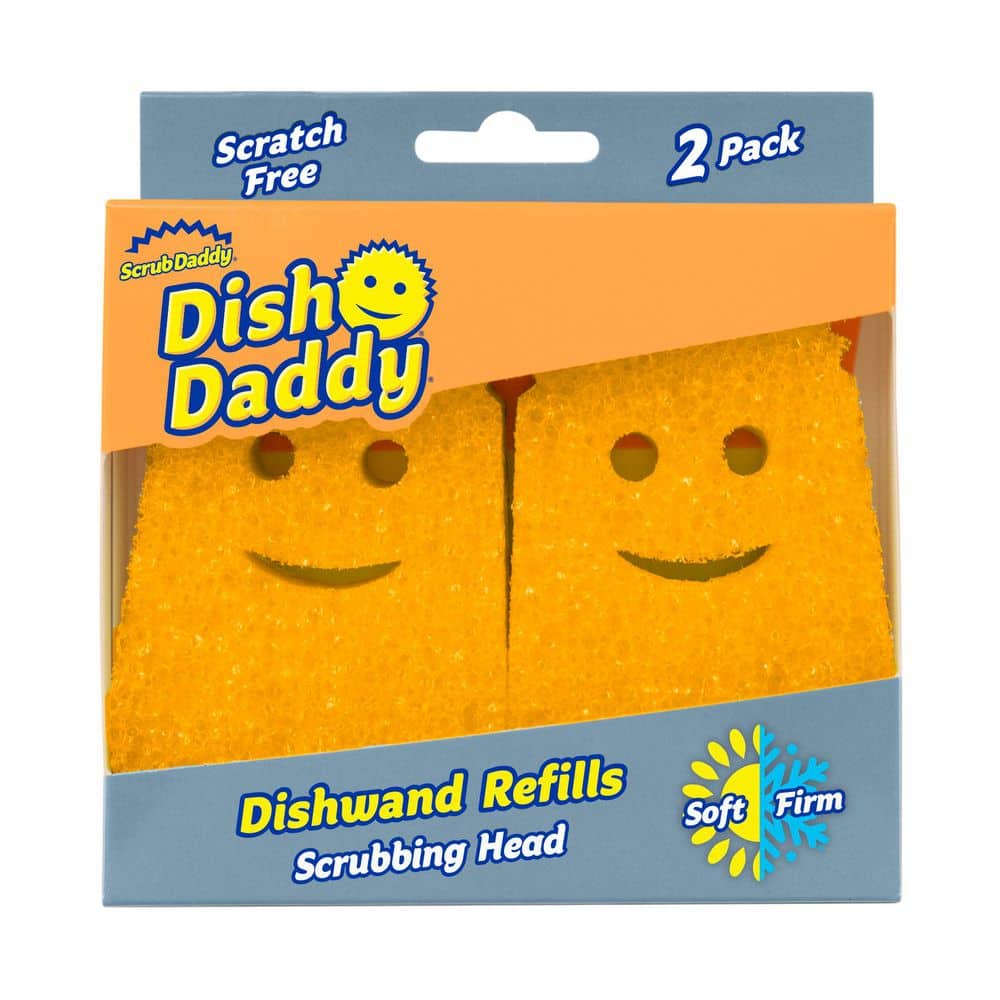 Scrub Daddy Dish Daddy All-Purpose Soap Dispensing Dishwand Sponge ...