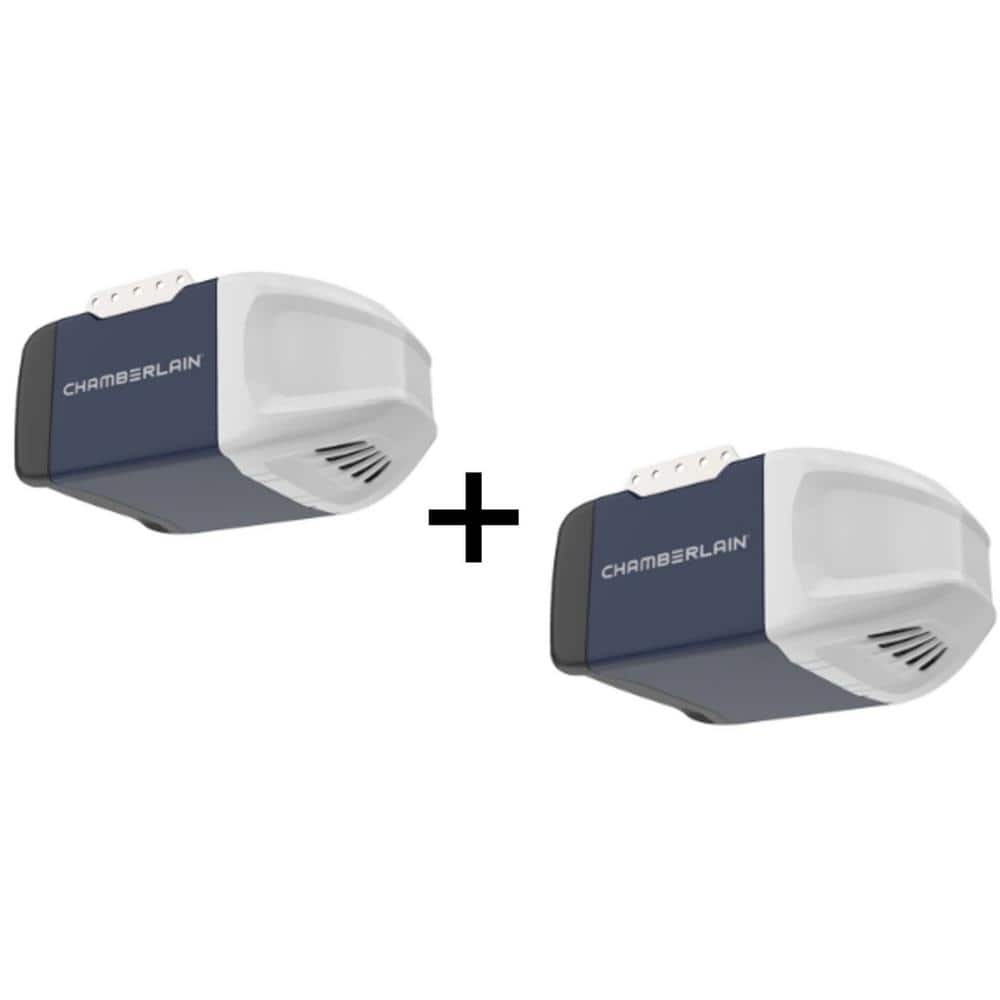 Chamberlain 1/2 HP Heavy-Duty Chain Drive Garage Door Opener (2-Pack ...