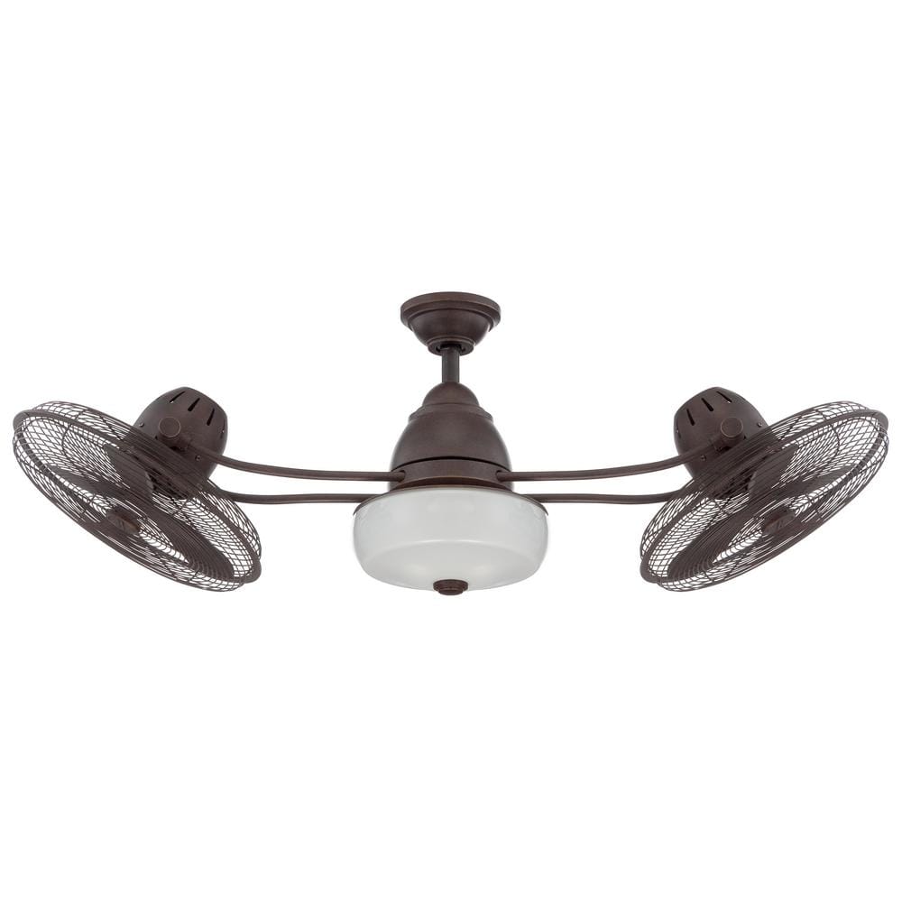 CRAFTMADE Bellows II 48 in. Dual Mount Indoor/Outdoor Aged Bronze ...