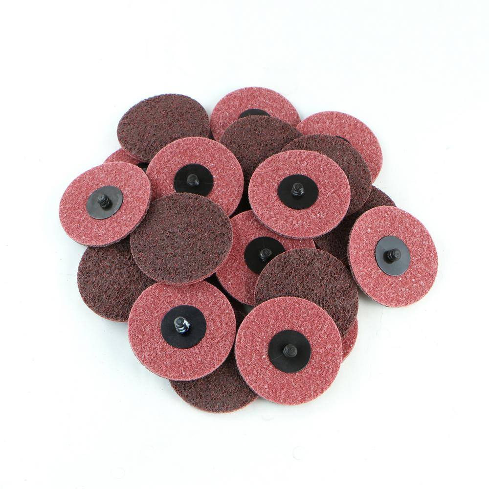 Stark 3 in. Medium Grit Roloc Cleaning Roll Lock Sanding Disc (25-Piece ...