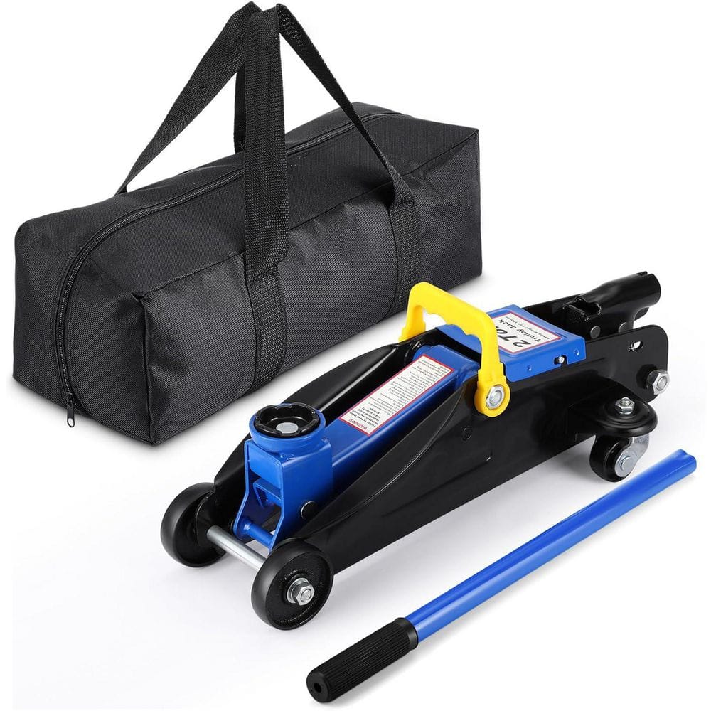 Blue Hydraulic Portable Floor Jack 2 Ton (4400 lbs.) Lift Pump Heavy ...
