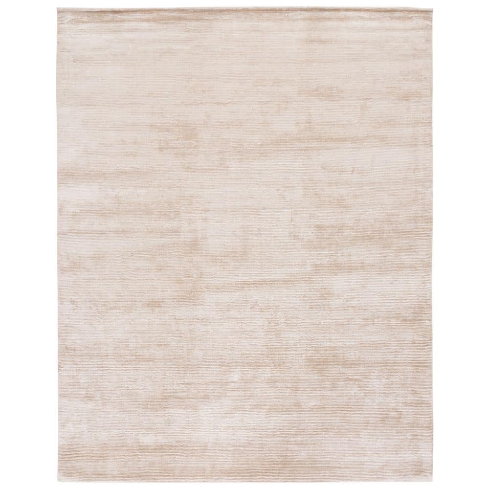 SAFAVIEH Mirage 8 ft. x 10 ft. Beige Solid Color Area Rug MIR234E-8 ...