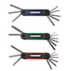 Husky Folding Hex Key Set (9-Piece SAE, 8-Piece MM, 8-Piece Torx ...