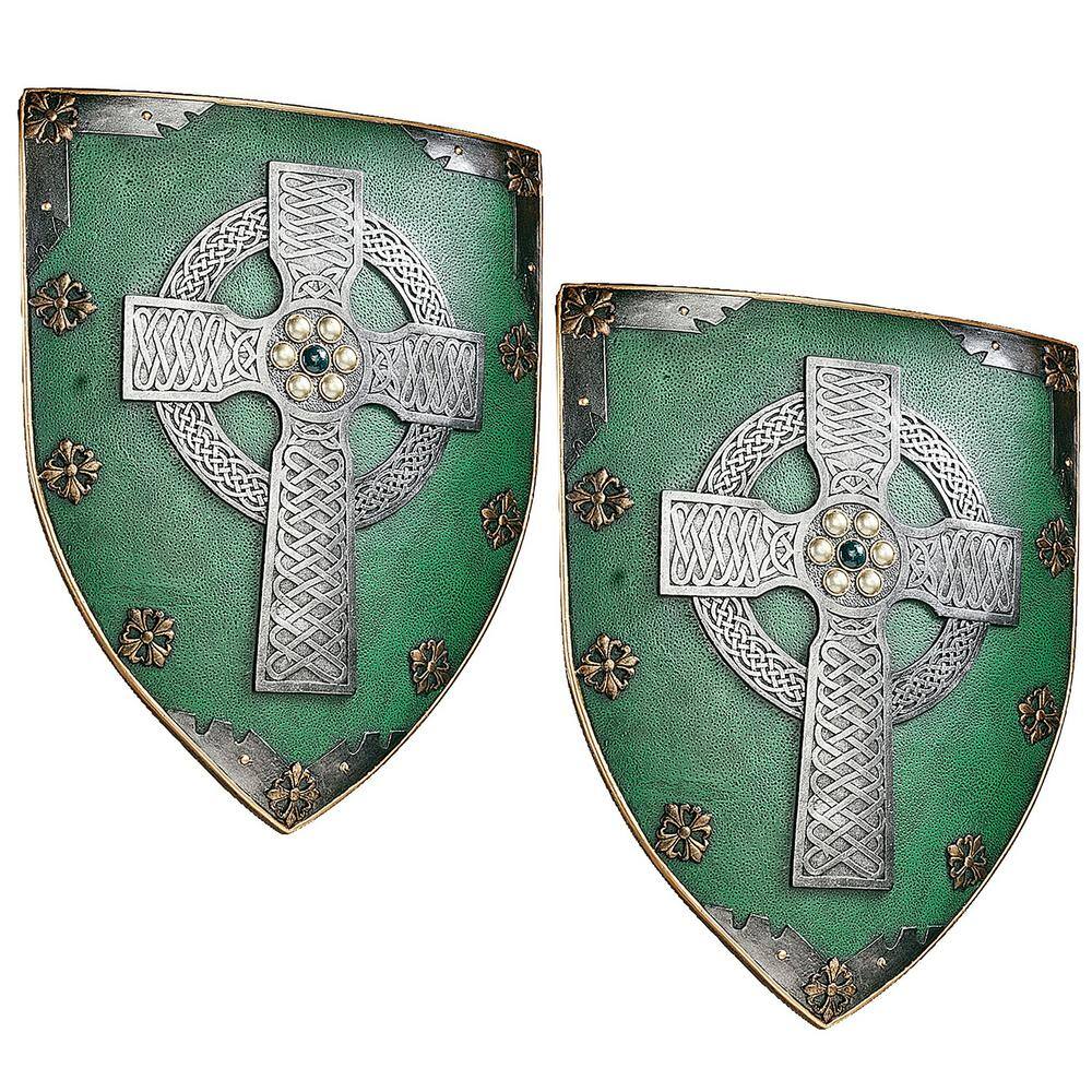 Design Toscano Celtic Warriors Sculptural Wall Shield (2-Piece ...