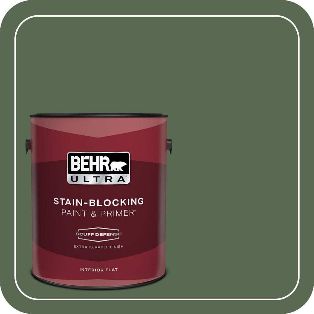 BEHR ULTRA 1 gal. #S390-7 Trailing Vine Extra Durable Flat Interior ...