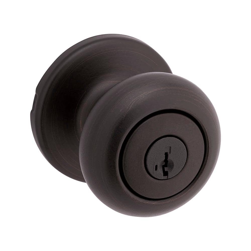 Kwikset Cove Venetian Bronze Exterior Entry Door Knob Featuring ...