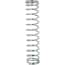 Prime-Line Compression Spring, Spring Steel Construction, Nickel-Plated ...