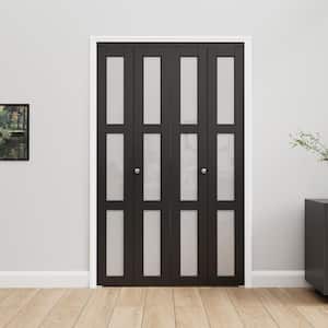 Reviews for ARK DESIGN 48 in. x 80 in. 3-Lite Frosted Glass Solid Core ...