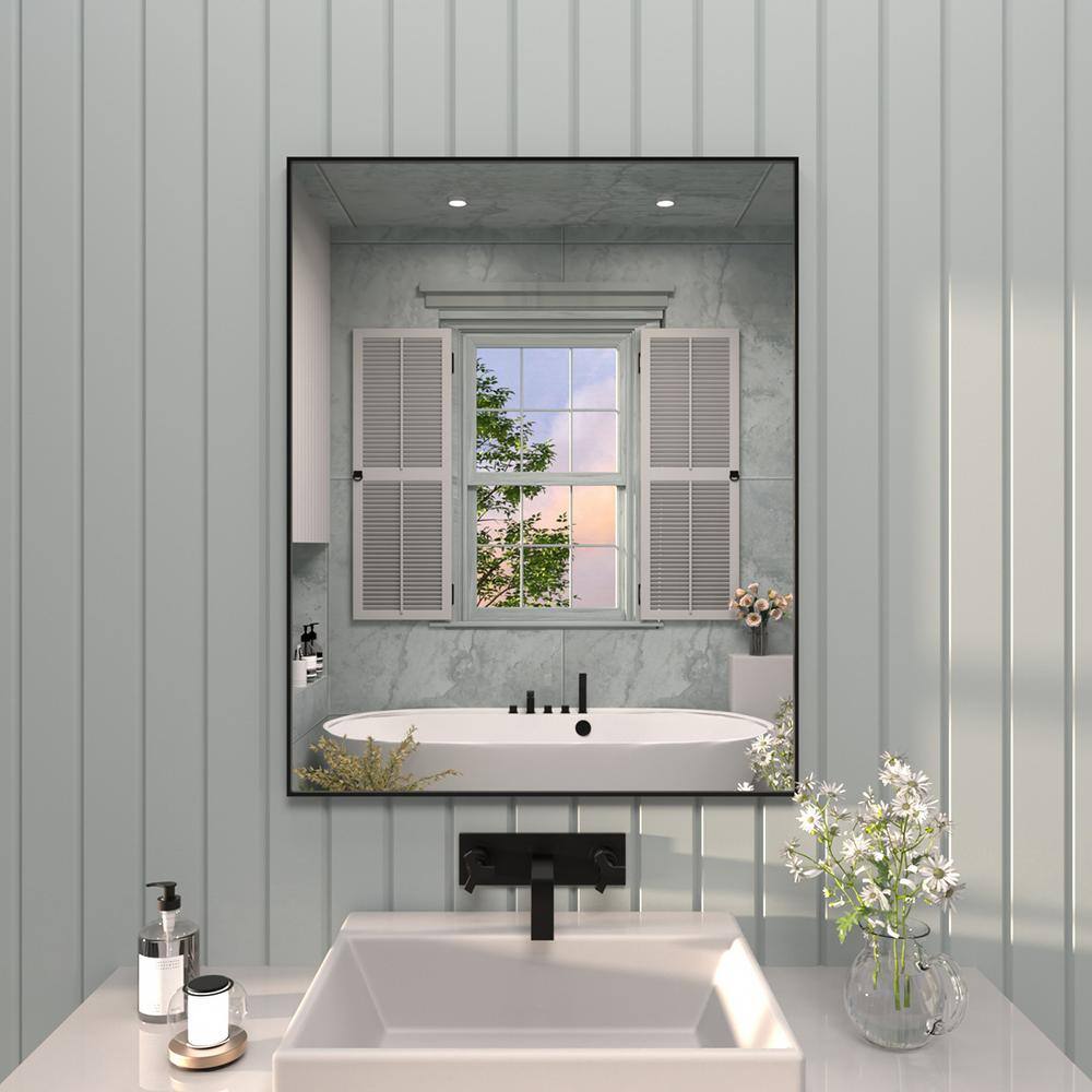 tydex Vibe 24 in. W x 30 in. H Rectangular Framed Wall Bathroom Vanity ...