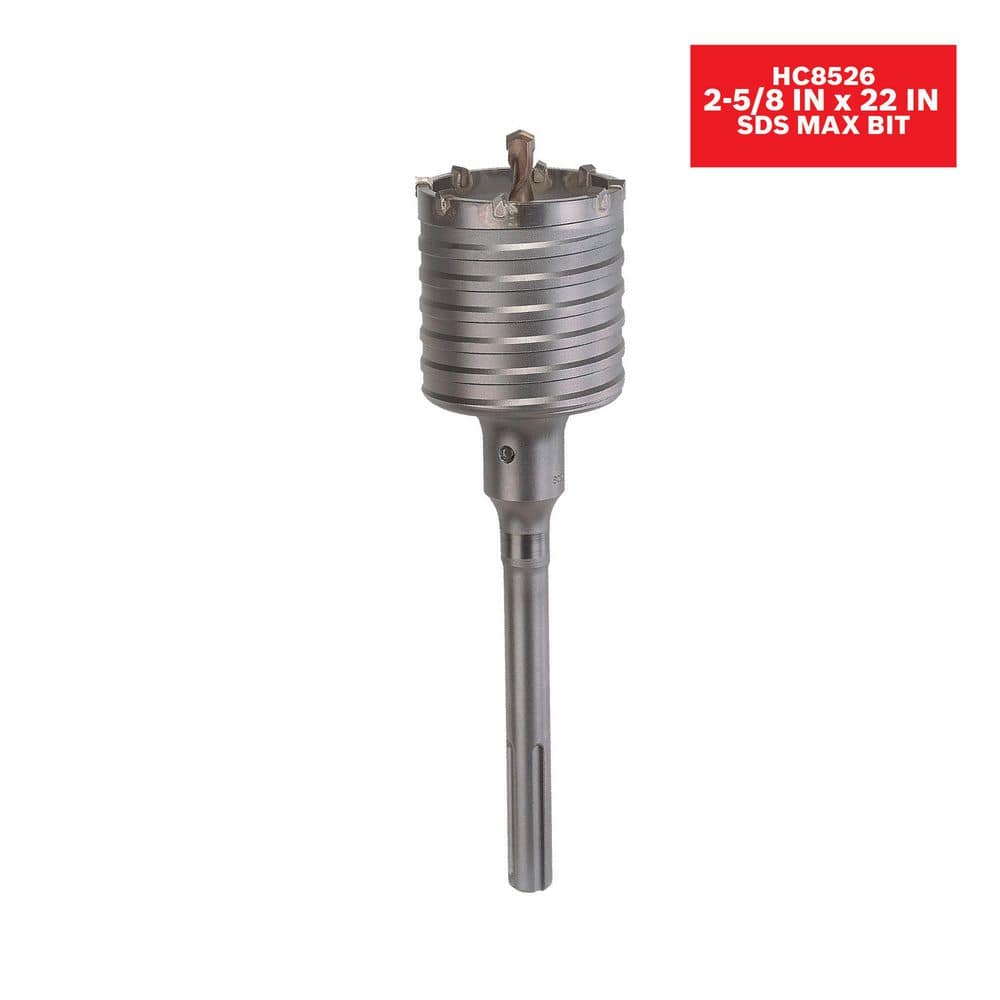 Bosch 2-5/8 in. x 17 in. x 22 in. SDS-Max Carbide Rotary Hammer Core ...