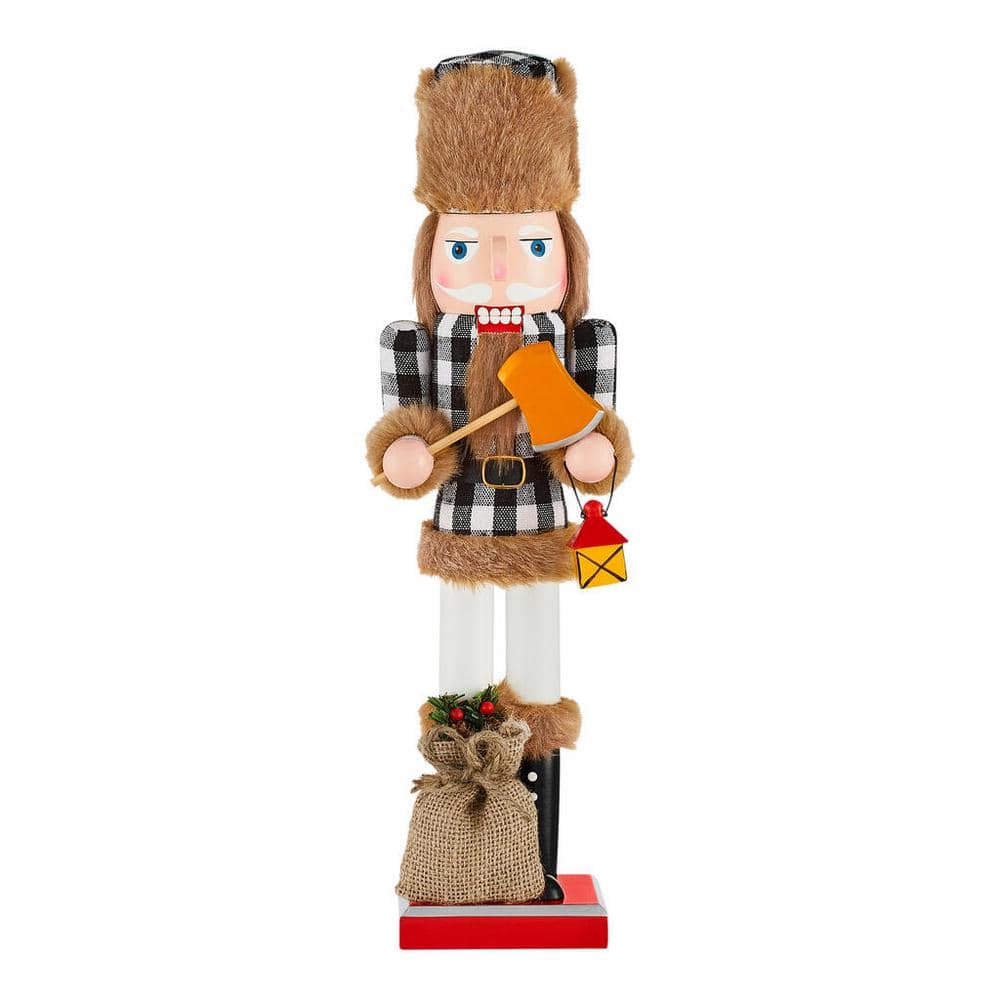 Home Accents Holiday 15 in Timberjack Nutcracker With Axe 22GB10110C ...
