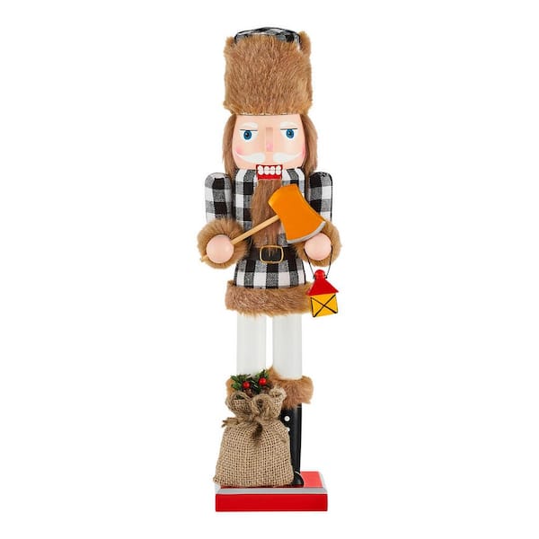 Home Accents Holiday 15 in Timberjack Nutcracker With Axe 22GB10110C ...