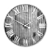 Westclox 37051- 13" Wave Metal Wall Clock 37051 - The Home Depot