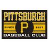 FANMATS MLB Pittsburgh Pirates Black 2 ft. x 3 ft. Area Rug 18480 - The ...