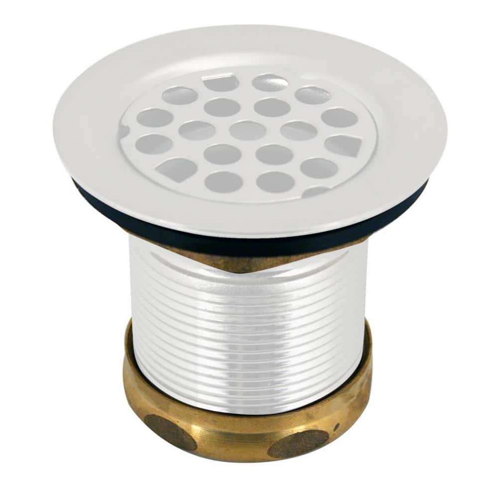 Westbrass 2-1/4 in. Grid Basket Style Bar Sink Strainer in Powder Coat ...