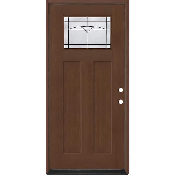 Steves & Sons Regency 36 in. x 80 in. 1/4 TopL Horizon Glass RHIS ...