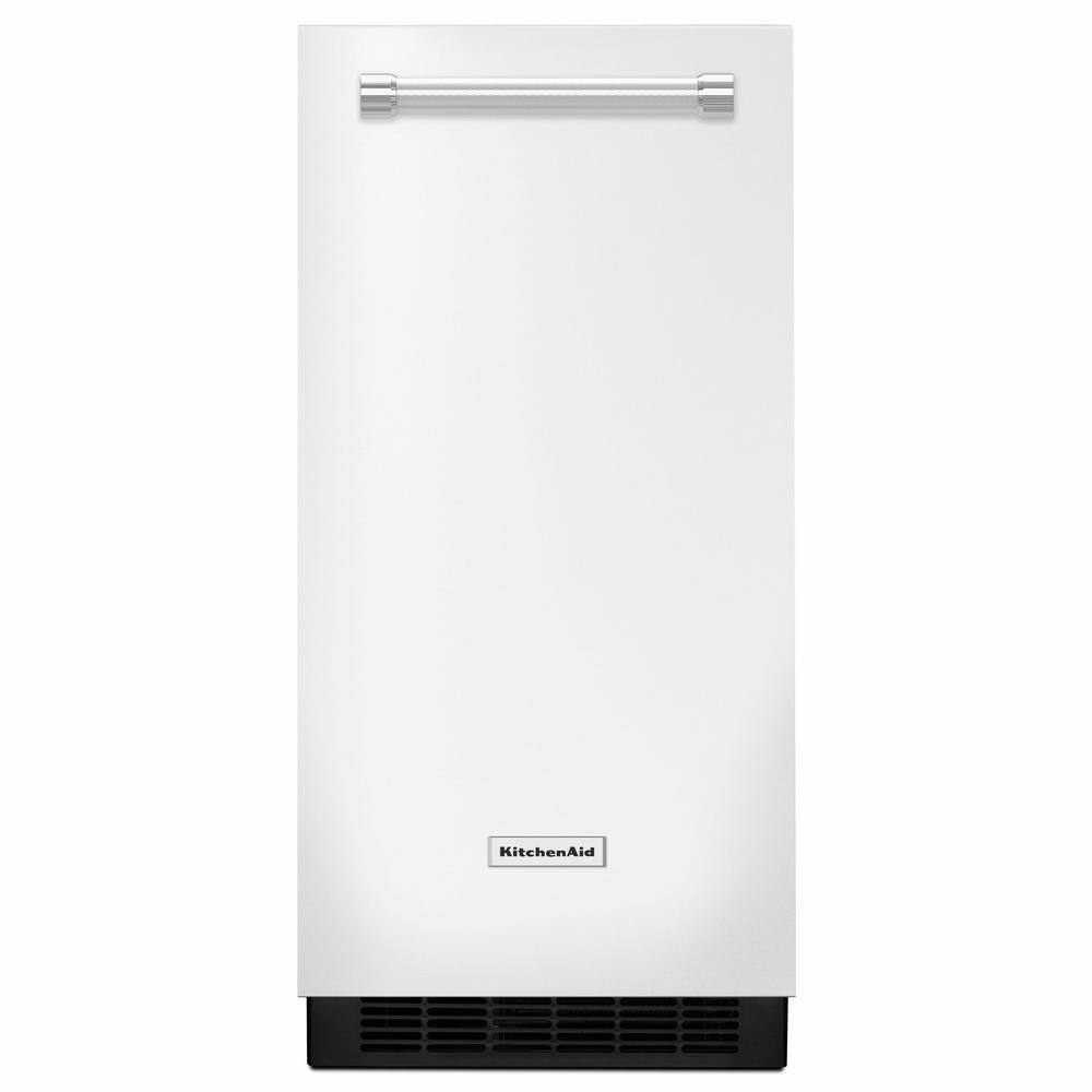 KitchenAid 15 in. 50 lb. Built-In Ice Maker in White KUIX335HWH - The ...