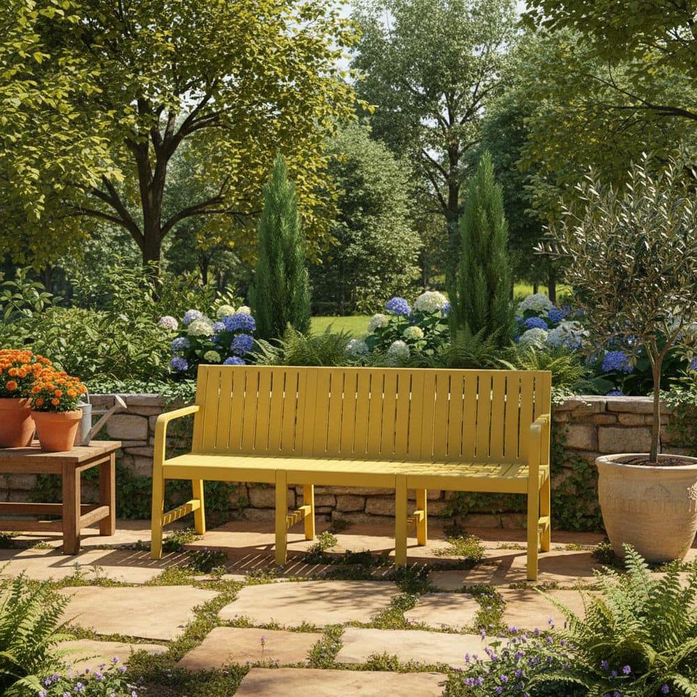 Lycvki 1-Piece 3-Person Sofa Waterproof PP Material in Yellow YS-902 ...