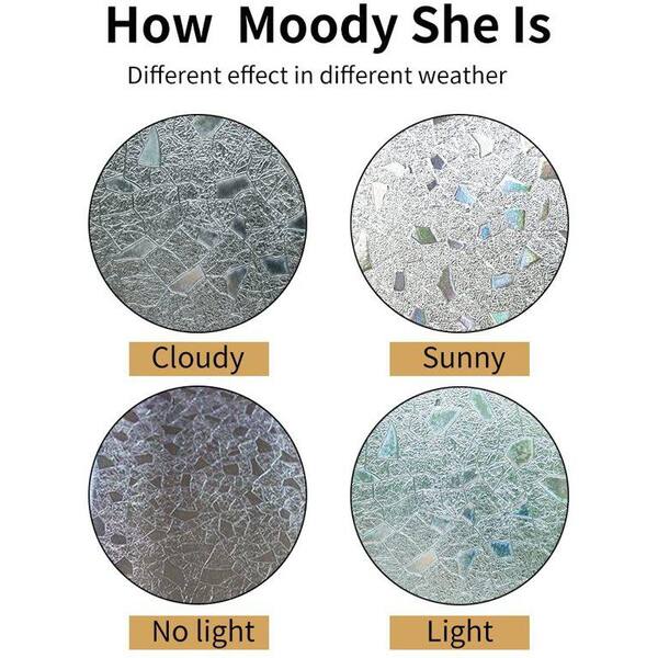 Circle Window 3 Meters Frosted Glass Effect Window Film - 50mm Circles ...