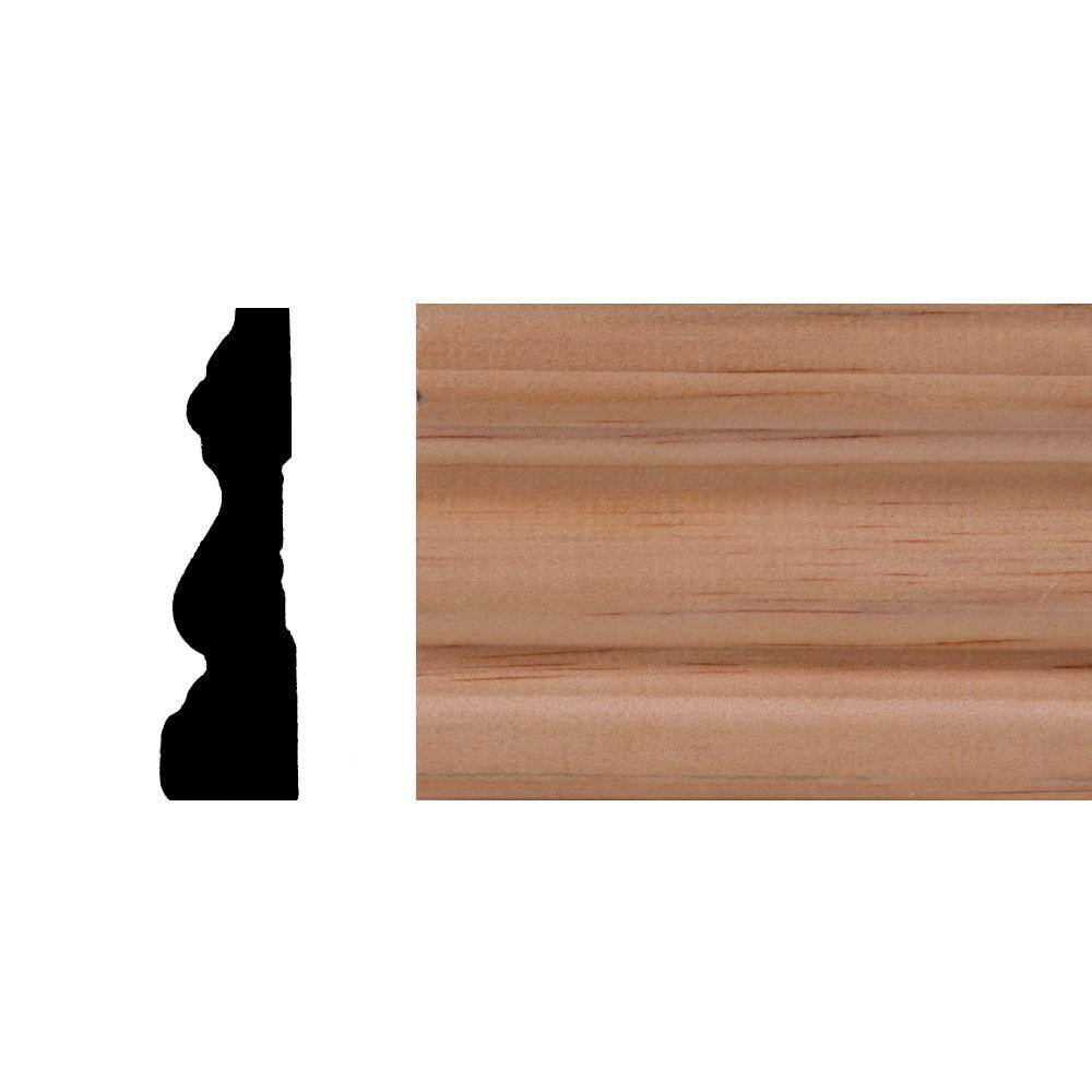 Builder's Choice WAS314 5/8 in. x 2-3/16 in. Pine Wood Casing HDSP314 ...